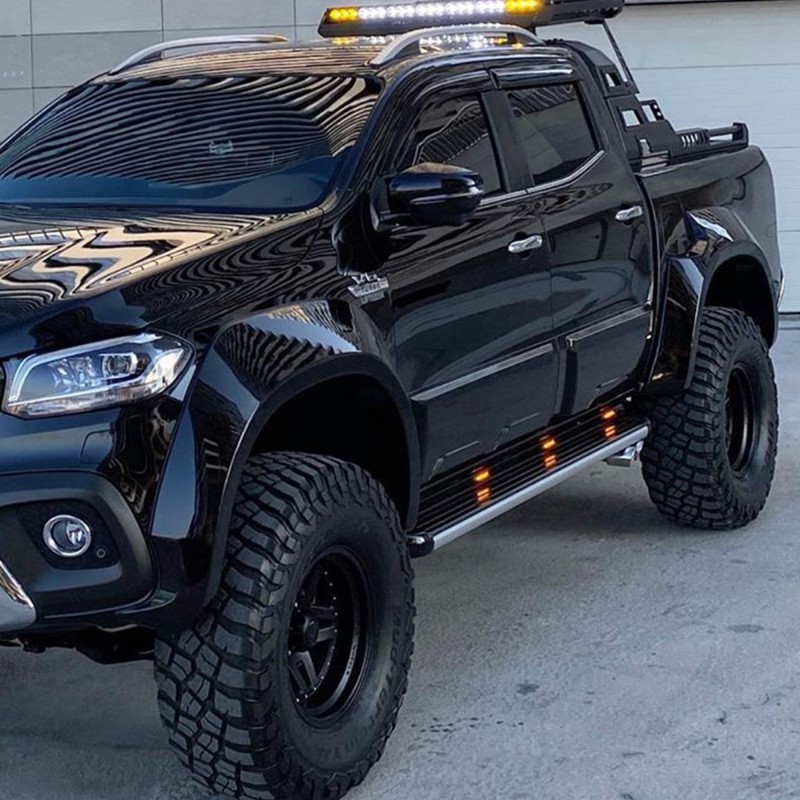 Elargisseurs D Ailes Mercedes Classe X 2017 2020 Set 7 5 Cms Lisse